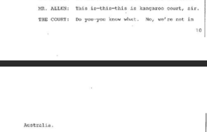 Amazing And Hilarious Courtroom Transcripts - Associate's Mind